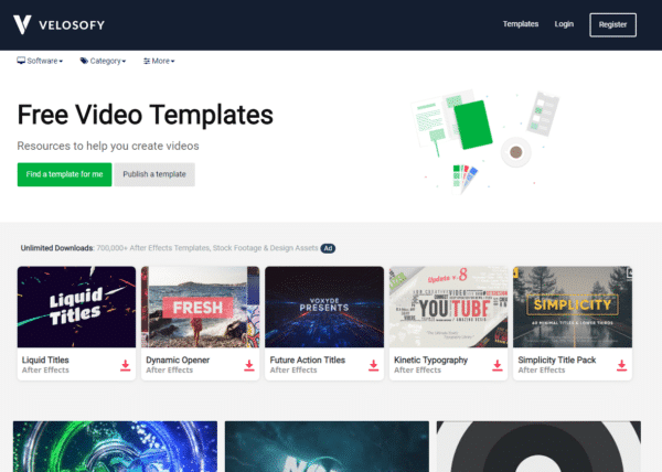 【免費資源】如何簡易製作一個影片開頭動畫？Velosofy 免費影片模版 & fiverr 5美元外包網 | 社群x內容 | 數位行銷精神時光屋